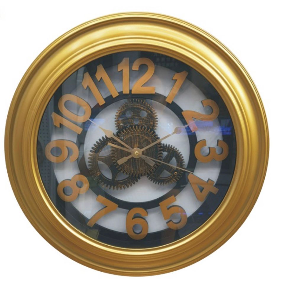 Industrial gear analog wall clock – Thepe Stores