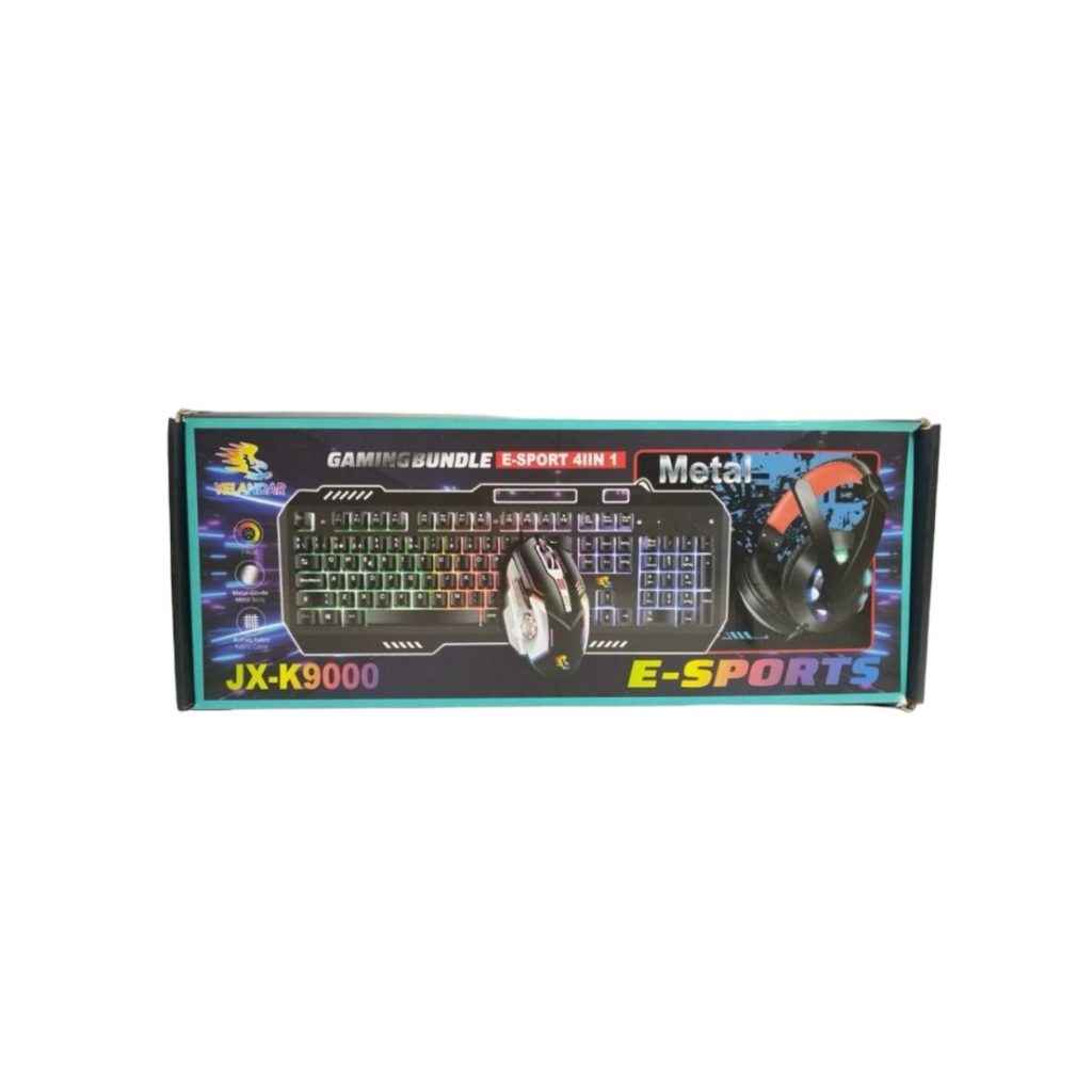E-Sports Gaming Bundle 4in1 METAL (JX-K9000) – Thepe Stores