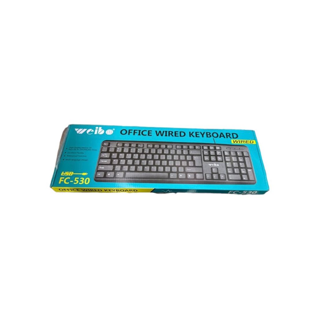Weibo office wired keyboard (FC-530) – Thepe Stores