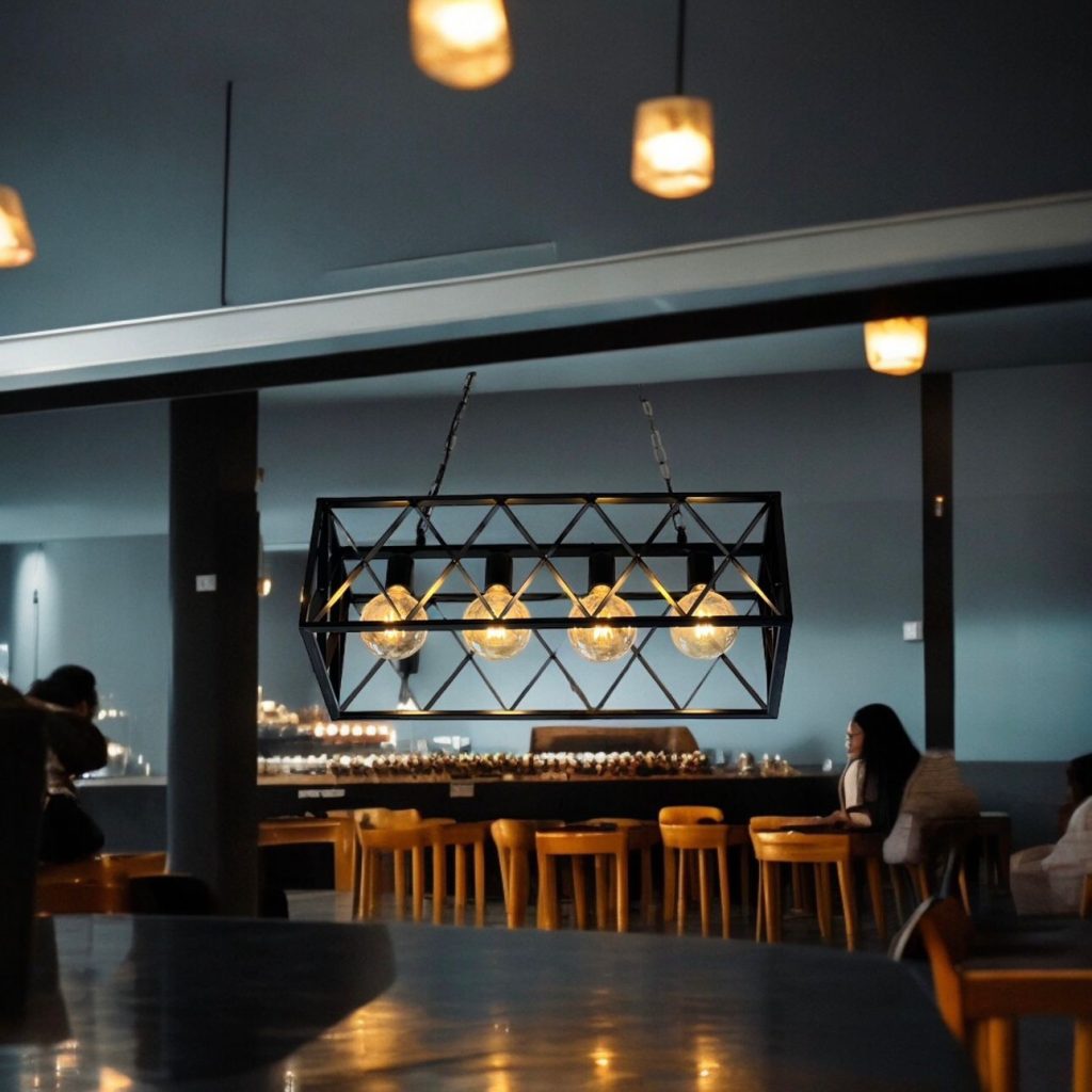 Modern Hanging 4 Bulb Light – Thepe Stores